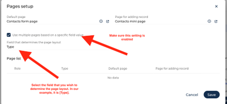 Configuring Different Page Layouts in Creatio